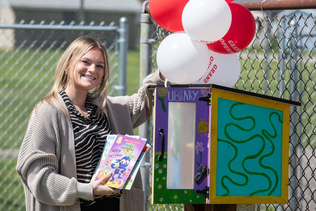 PennWest California students donate Little Free Library to local ...